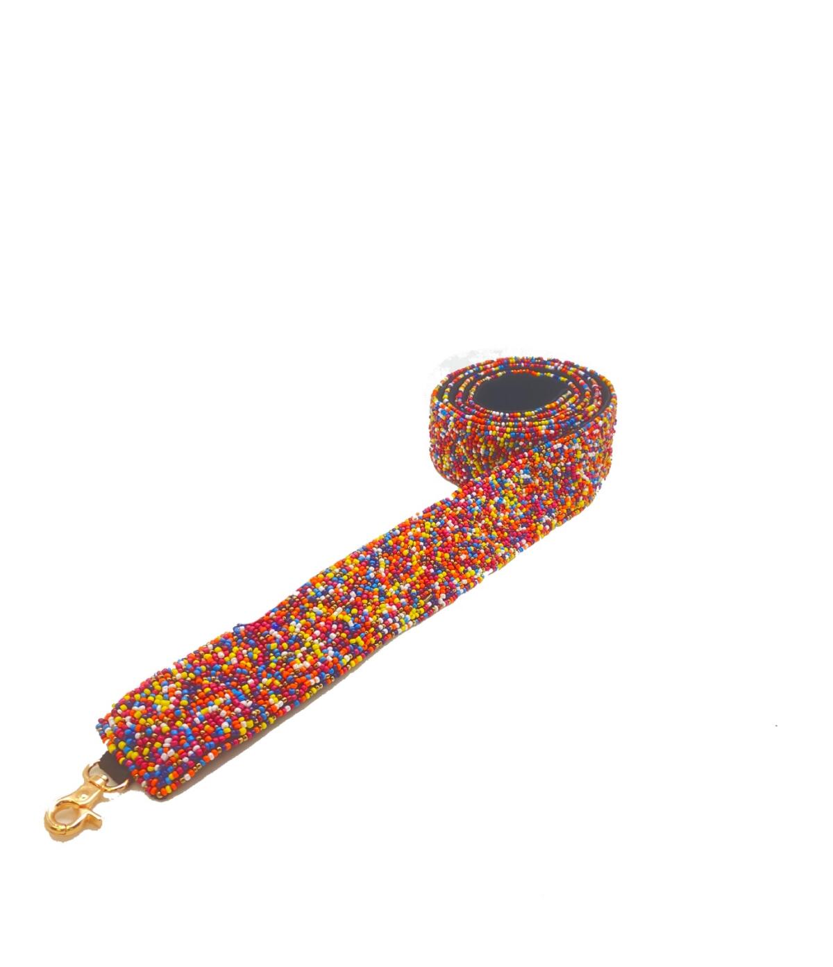 Beaded Confetti Celebration Bag Straps - La Chic Designs